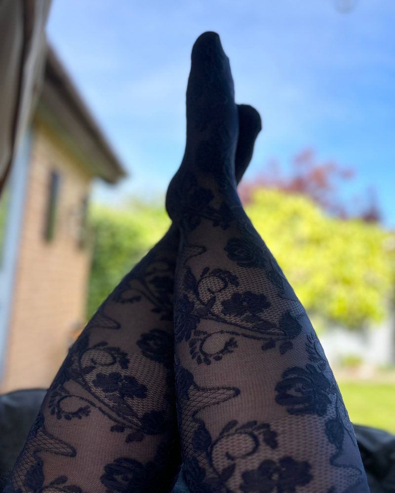 Fleur Lace Tights – Better Tights